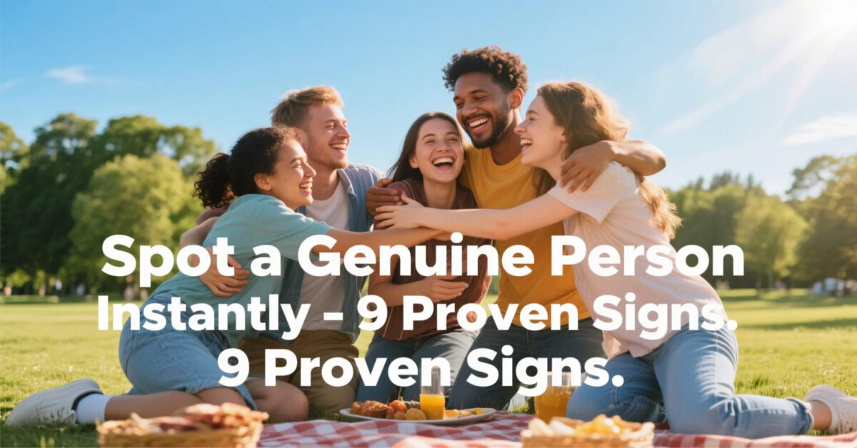 How to Recognize a Genuine Person